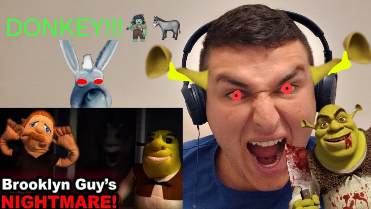 Shrek & donkey in his dreams!! SML MOVIE BROKLIN GUY'S NIGHTMARE ...