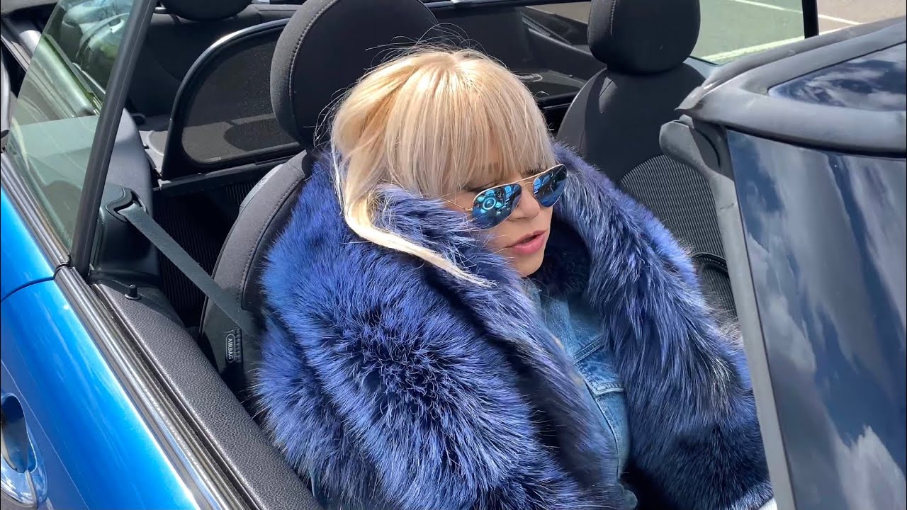 Wind blows through the BLUE , PINK and GOLDEN fox fur @LoraFox on April ...