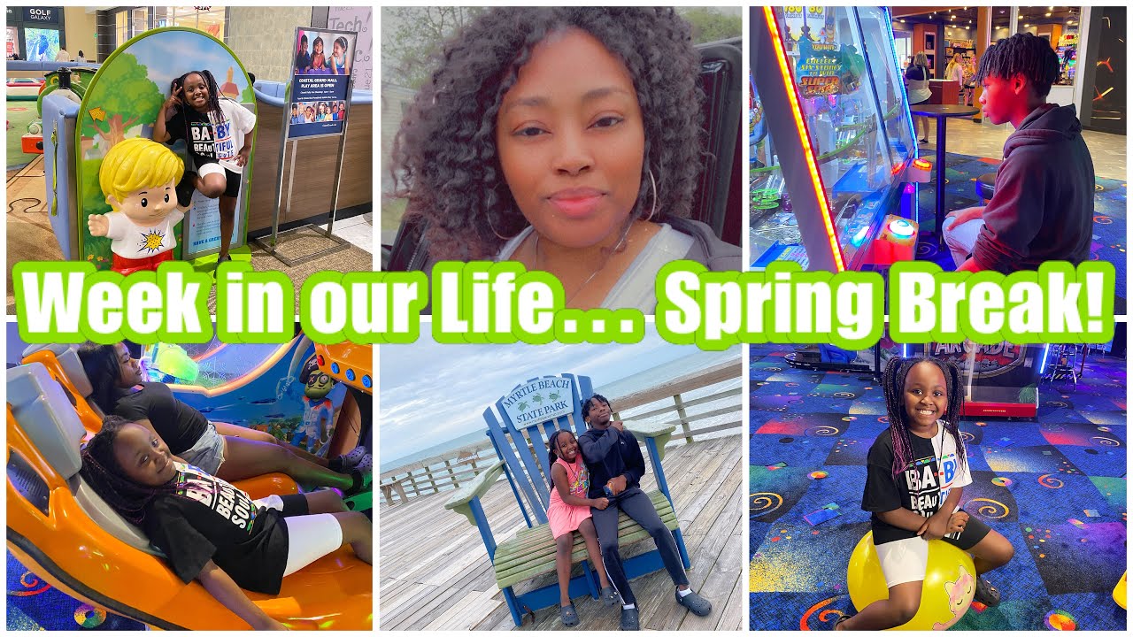 BUSY MOM VLOG: Our Spring Break, New Arcade, Coastal Grand Mall ...