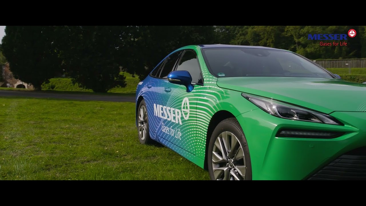 Messer Hydrogen car, Wasserstoffauto, Toyota Mirai, hydrogen ...