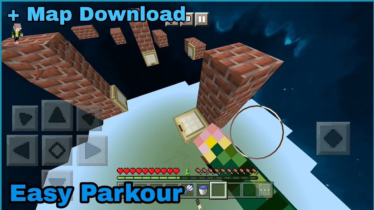 Minecraft Easy Parkour with Map Download (1.19) - YouTube