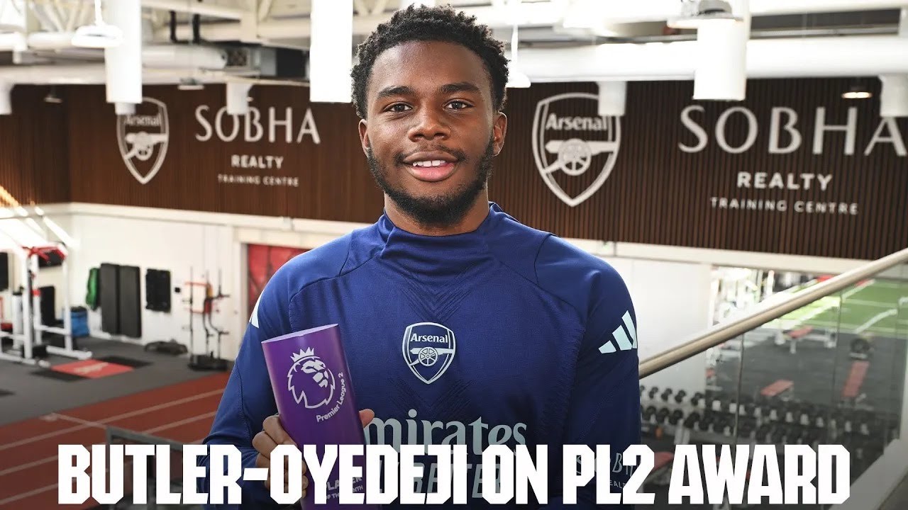 Nathan Butler-Oyedeji wins PL2 Player of the Month 👏 | Exclusive ...