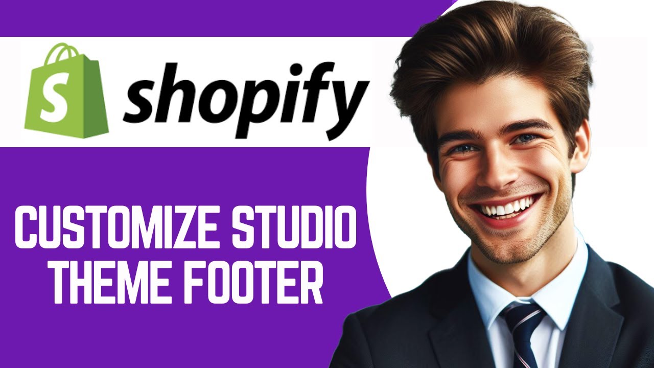 How To Customize Shopify Studio Theme Footer - YouTube