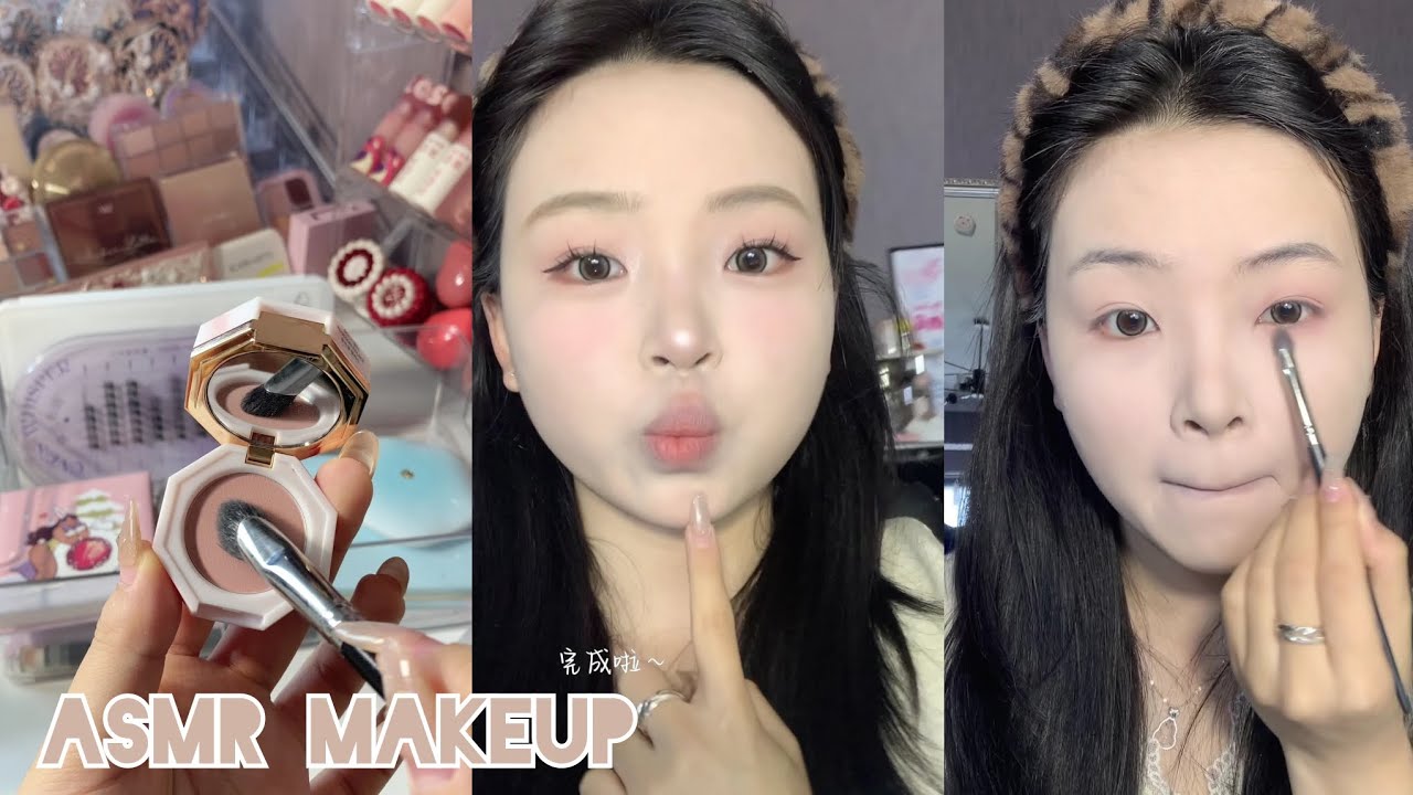 ASMR Makeup tutorial 🎀 Satisfying Videos ♡ Aesthetic ️ - YouTube