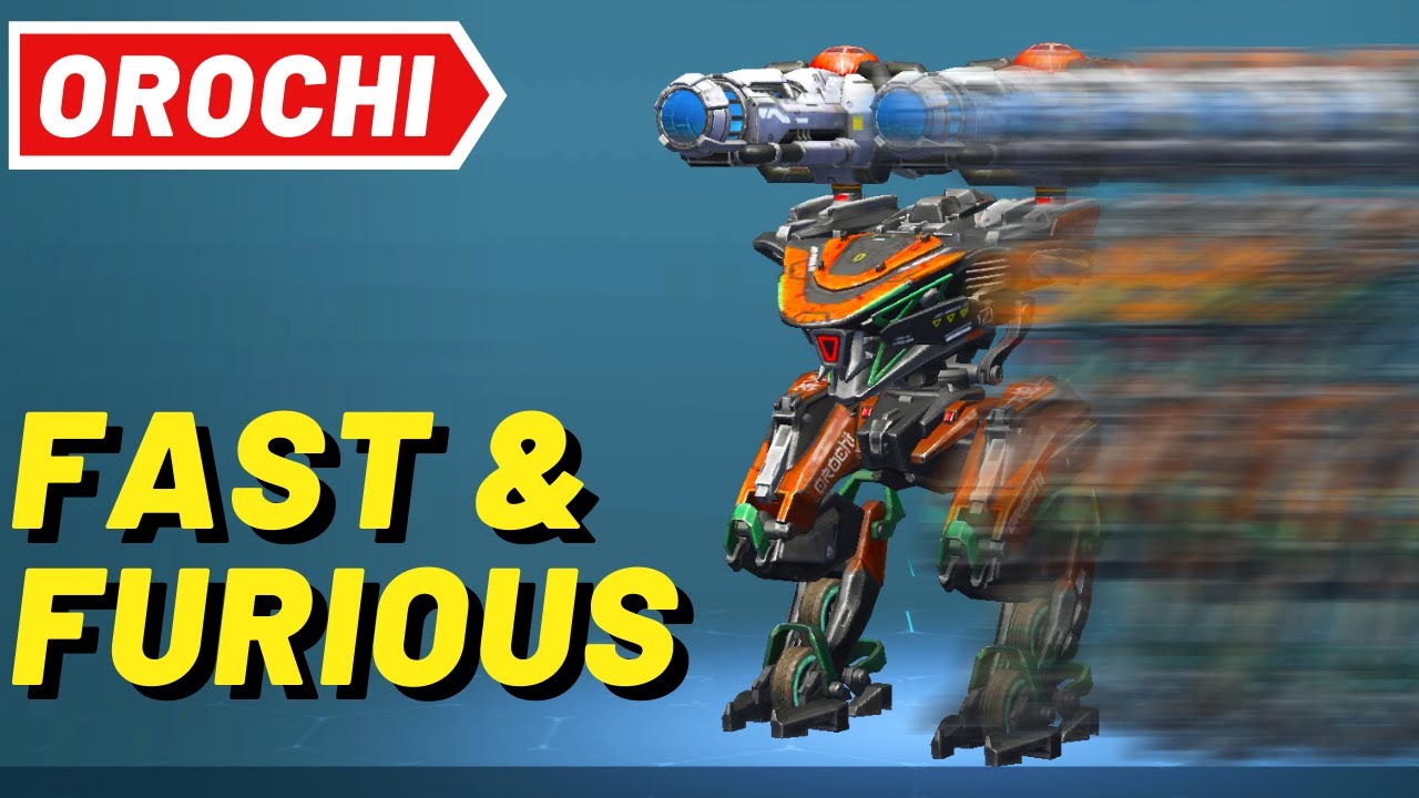 Orochi with Redeemers - Fast & Furious in War Robots Skirmish - YouTube