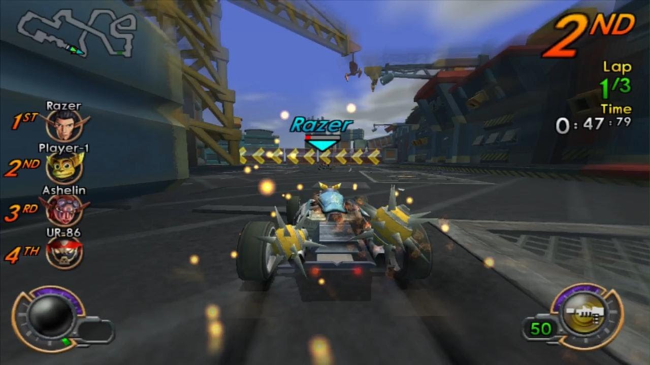 Jak X: Combat Racing PS5 Ratchet gameplay - YouTube