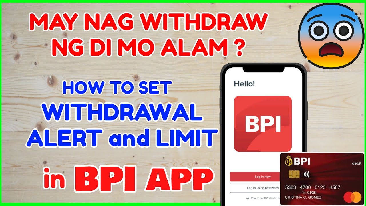 How to Know BPI Withdraw: Set Withdraw Limit and Alert Online - YouTube