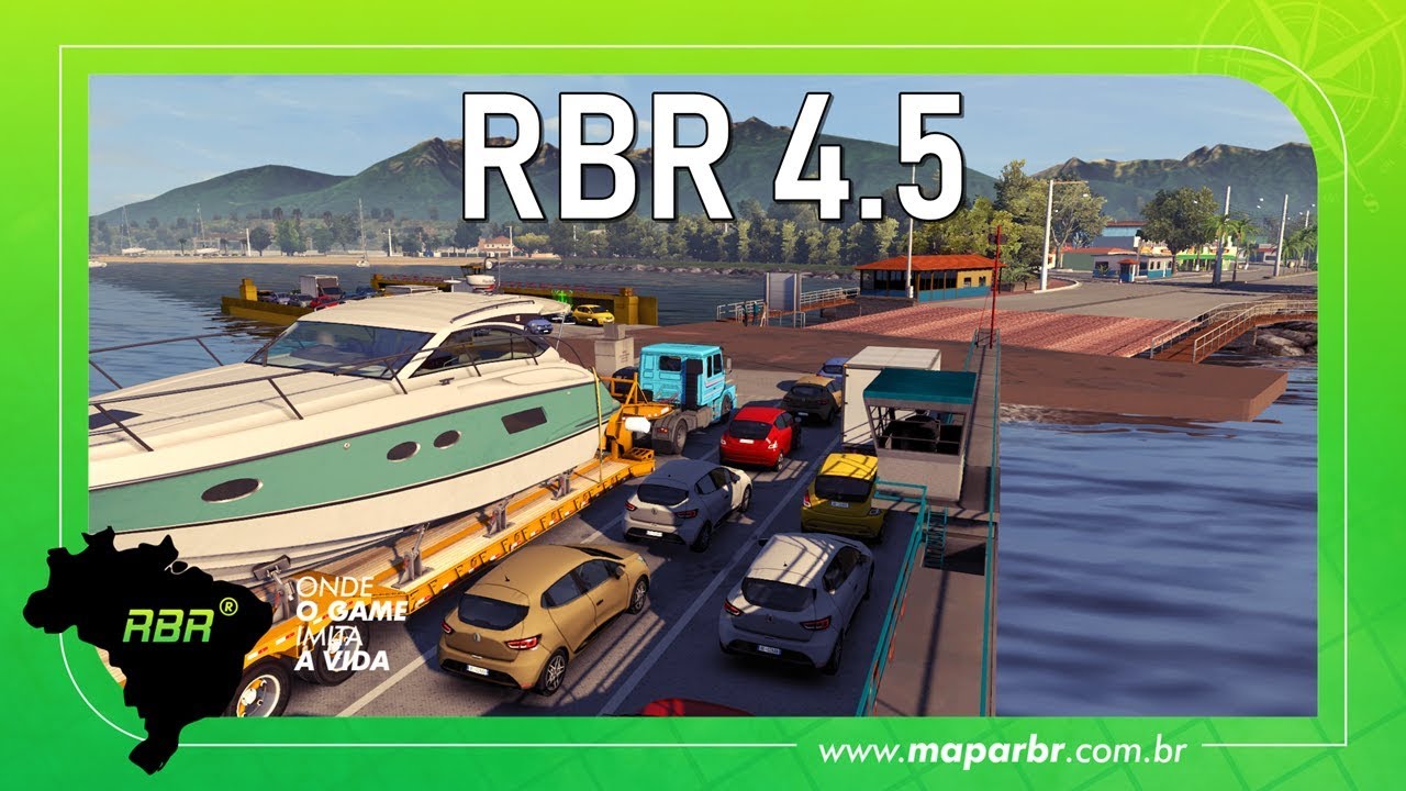 MAPA RBR - MAPA RBR 4.5 - EURO TRUCK SIMULATOR 2 - YouTube