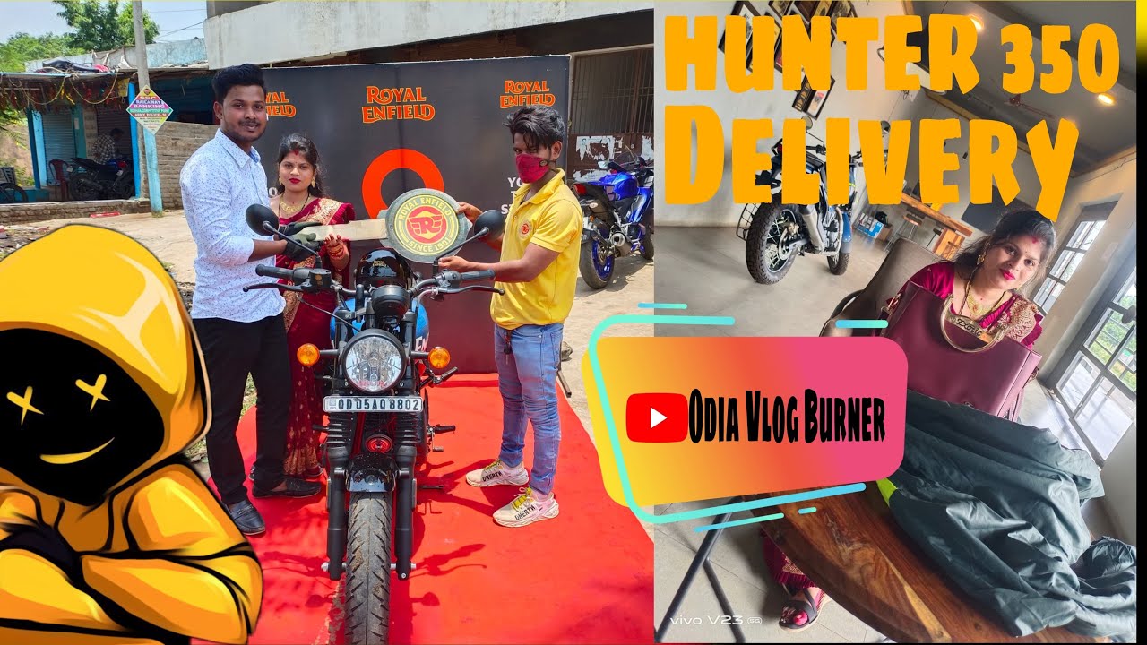 HUNTER 350 DELIVERY || HUNTER 350 ROYAL ENFIELD || MY NEW ROYAL ENFIELD ...