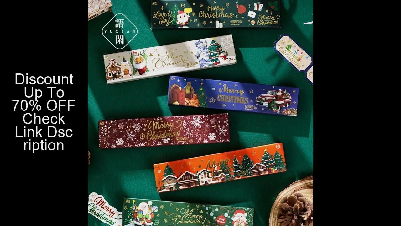 36pcs/lot Stationery Stickers Christmas Story Series Stickers Diary Decorative Mobile Stickers ...