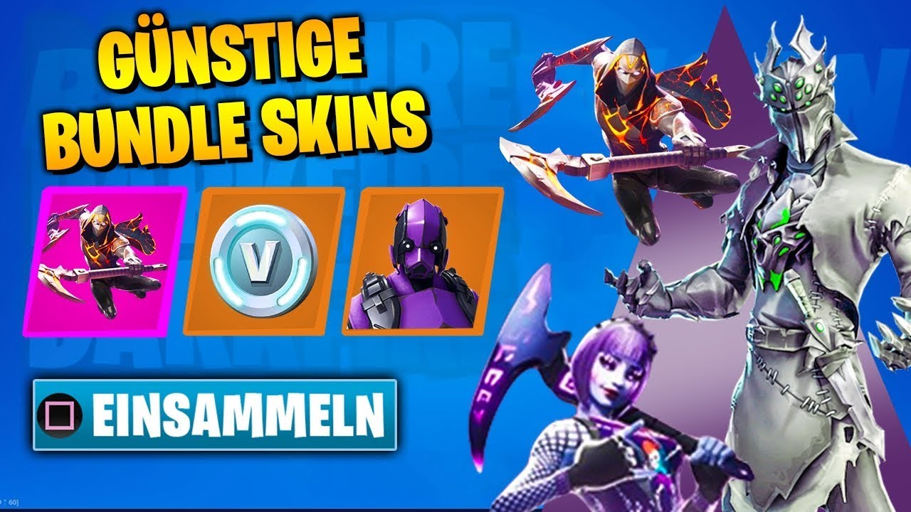 Alle EXKLUSIVEN BUNDLE Skins bekommen | Fortnite - YouTube