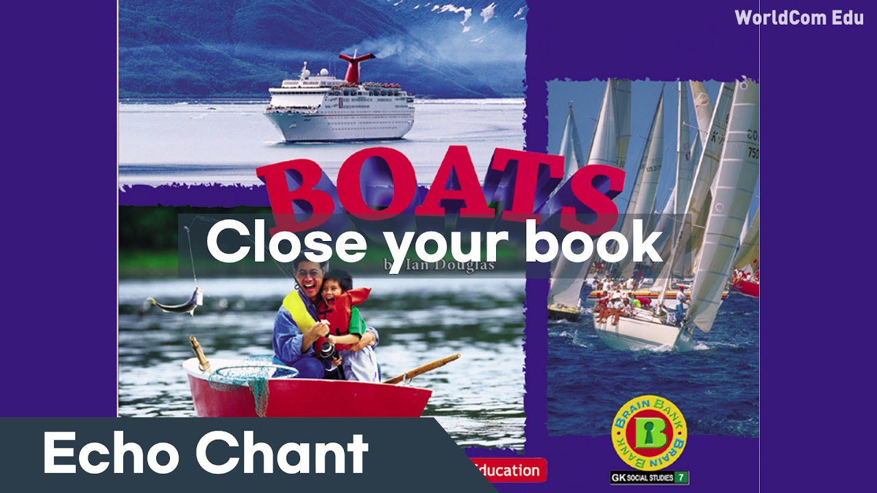 [브레인뱅크 GK Social Studies ] 07. Boats. Echo Chant ( 어린이 스피킹 프로그램) - YouTube