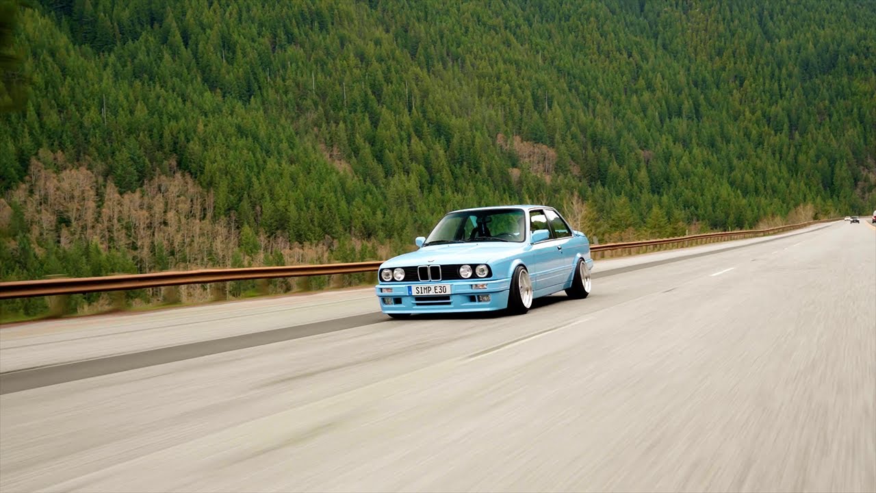 STANCED BMW E30 | 4K - YouTube