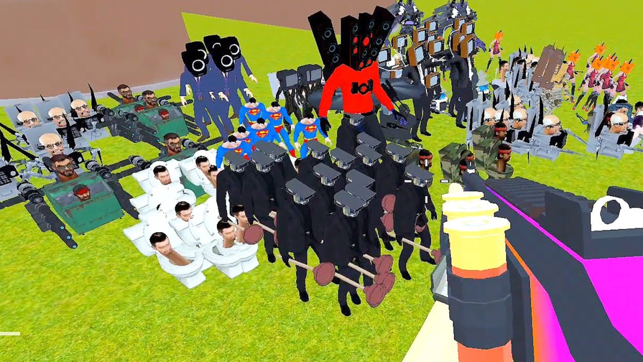 Nextbots Sandbox in playground Gameplay 136,Skibidi Toilets Vs Camera ...