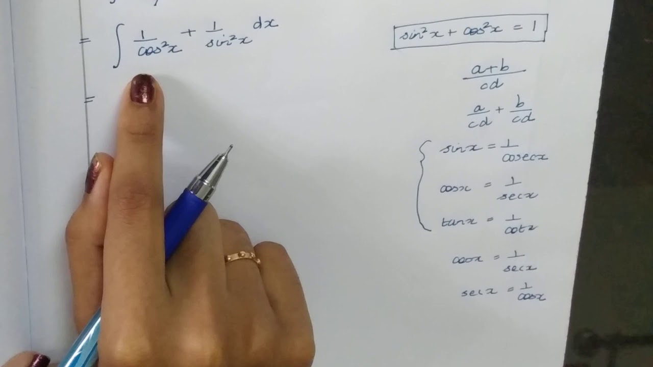 Class XII Chapter 7 Integration(Lecture 8) - YouTube