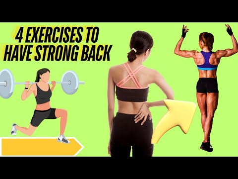 4 Powerful Exercises for strong back|Back workout at gym - YouTube