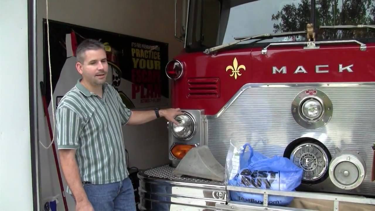 Tim Henshaw and his fire truck Brutus - YouTube