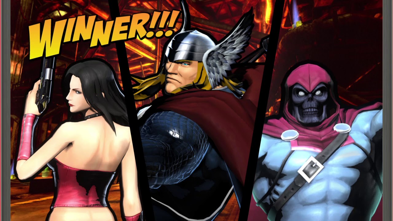 (Requested) ULTIMATE MARVEL VS. CAPCOM 3 Thor/Taskmaster/Trish Playthrough - YouTube
