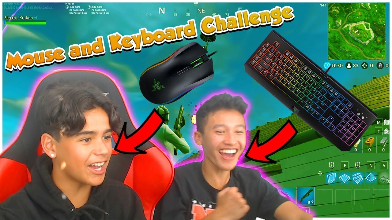 Fortnite Mouse and Keyboard Challenge w/ Sean - YouTube