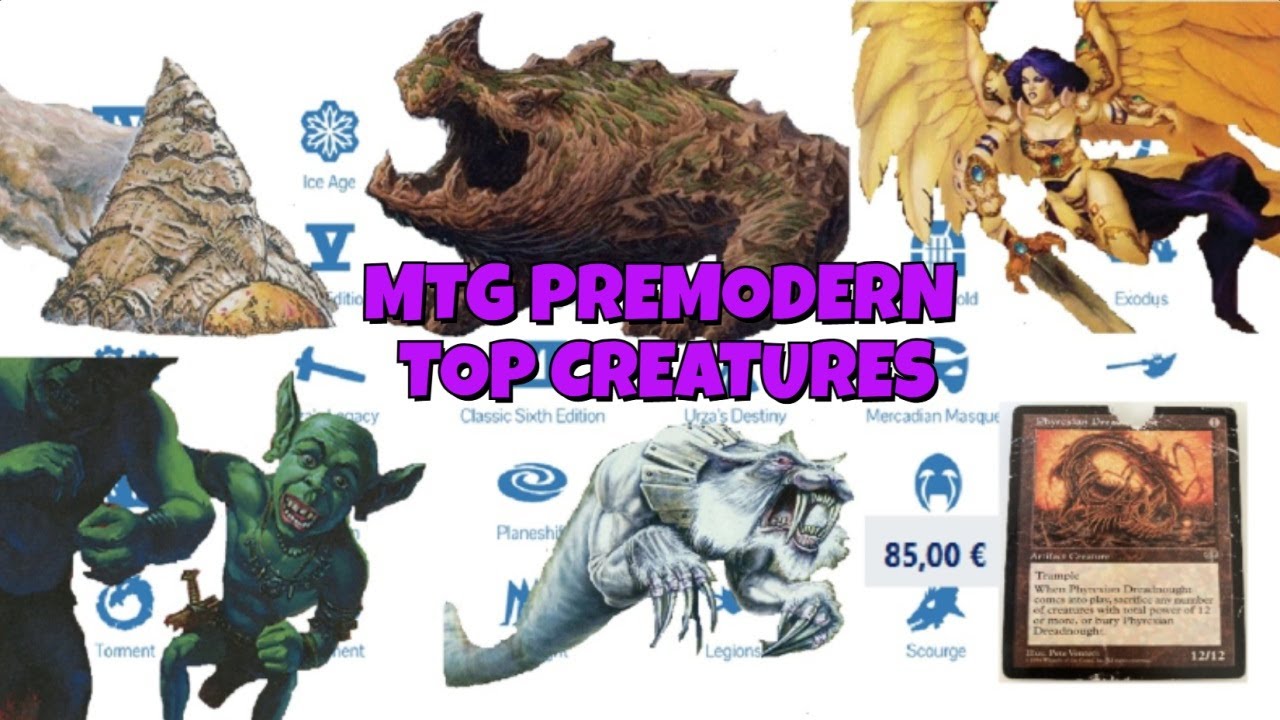 MTG Premodern Top 10 Creatures | Staples & Meta Defining Creature Cards ...
