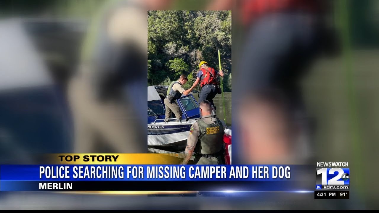 Police searching for missing camper and her dog - YouTube