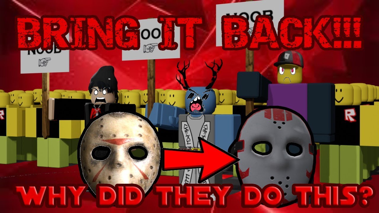 Roblox Revamped The Jason Vorhees Mask!!! (People are NOT Happy!) - YouTube
