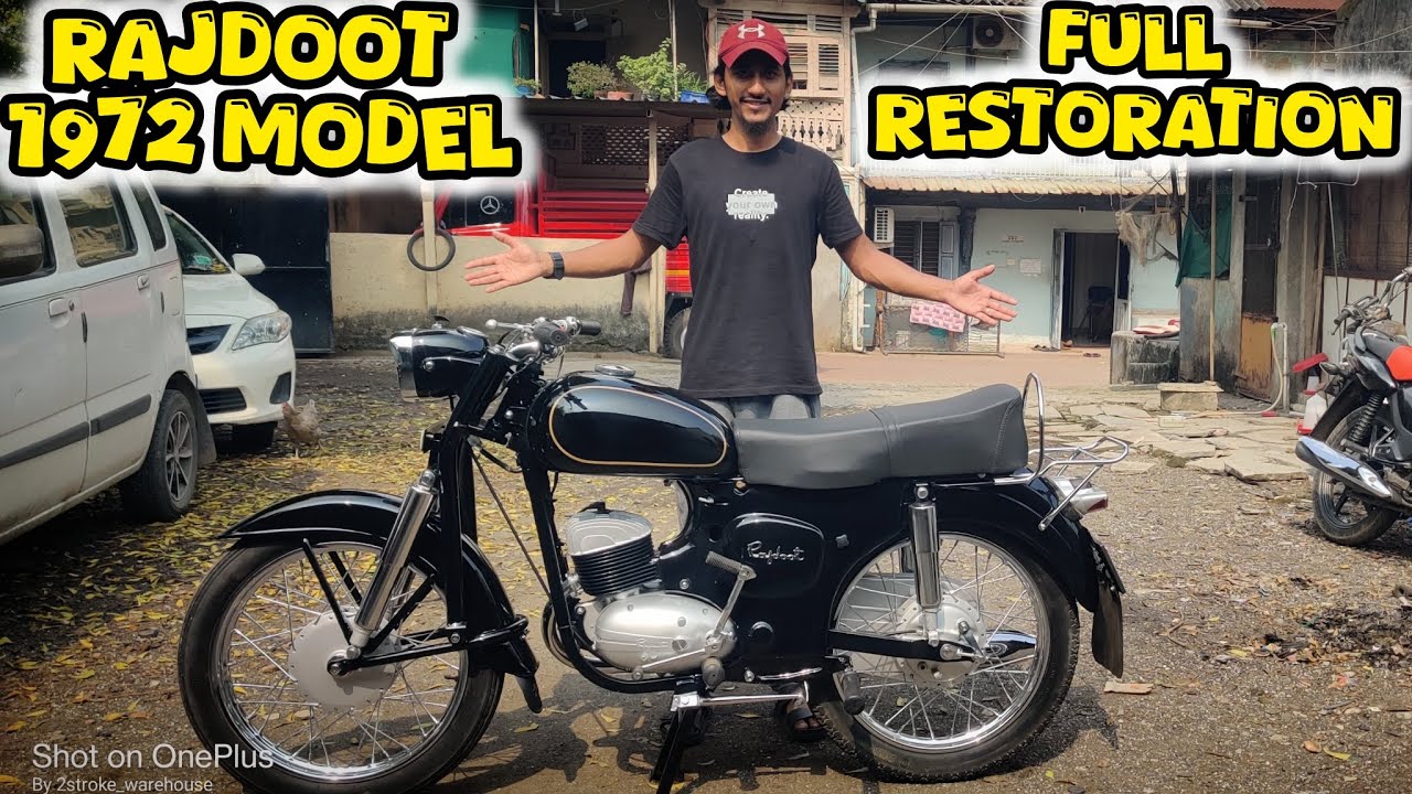 RAJDOOT 1972 MODEL COME FOR FULL RESTORATION #rajdoot #restoration ...