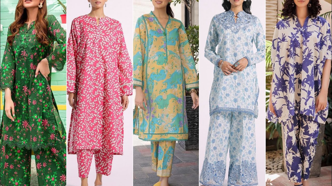Same printed suit design 2023 // All over print shalwar qameez // Same ...