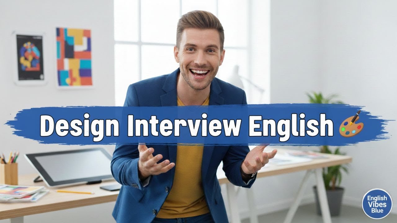 Graphic Designer Interview English 🎭 | How to Present Your Portfolio ...