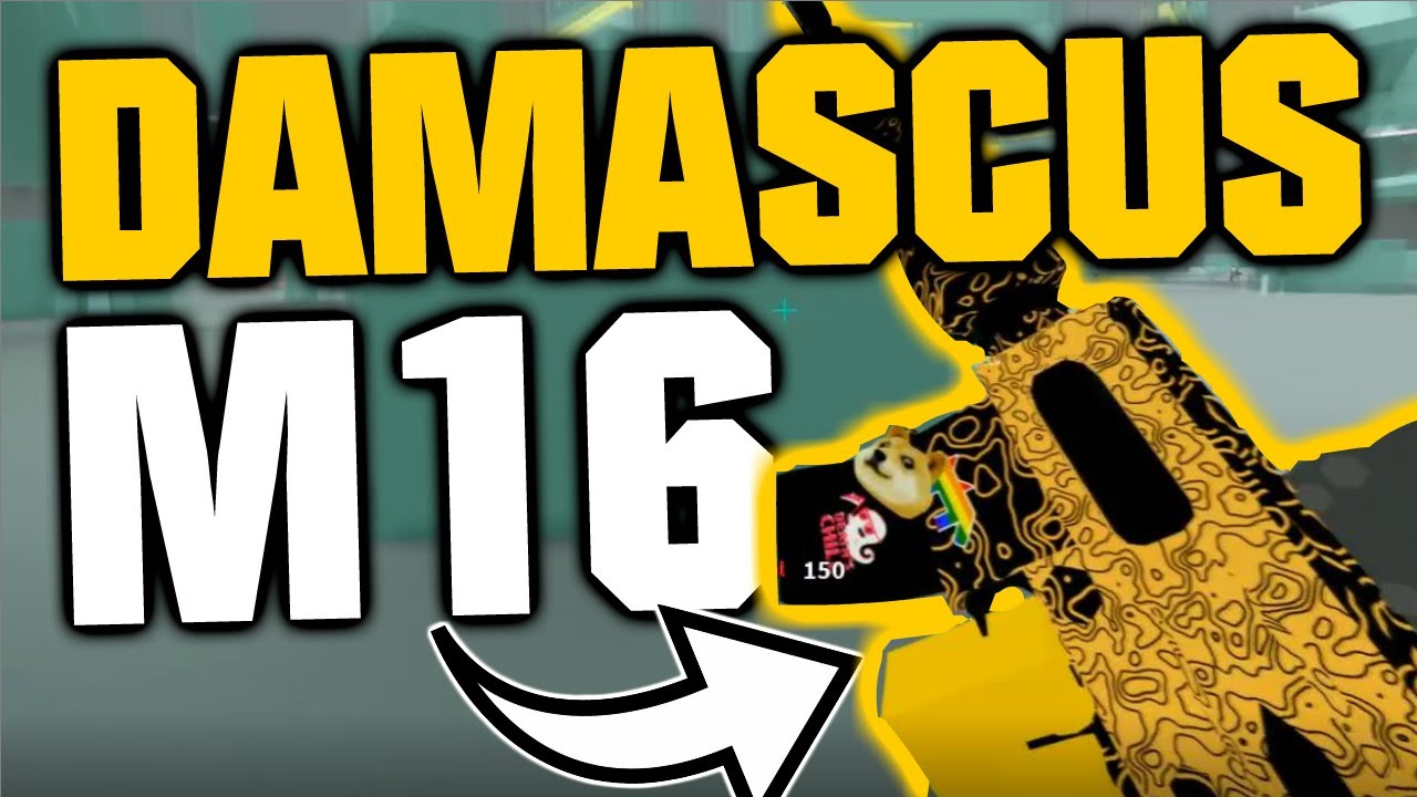 M16 GOLD DAMASCUS SKIN UNLOCK in BAD BUSINESS - YouTube