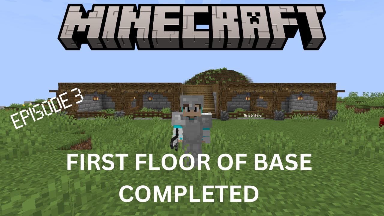 I Built the first floor of my dream base l Minecraft java survival ...