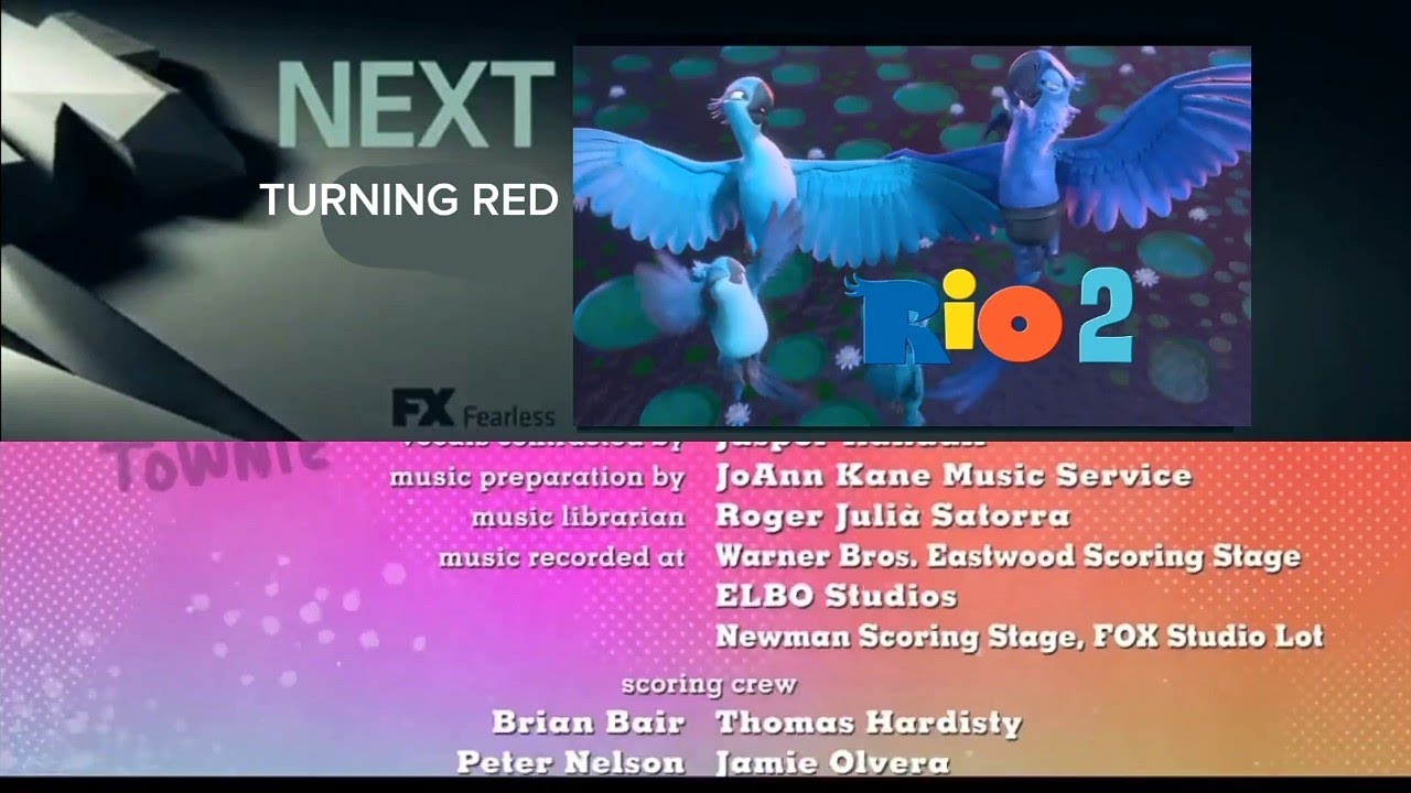 Turning Red End Credits On FX - YouTube