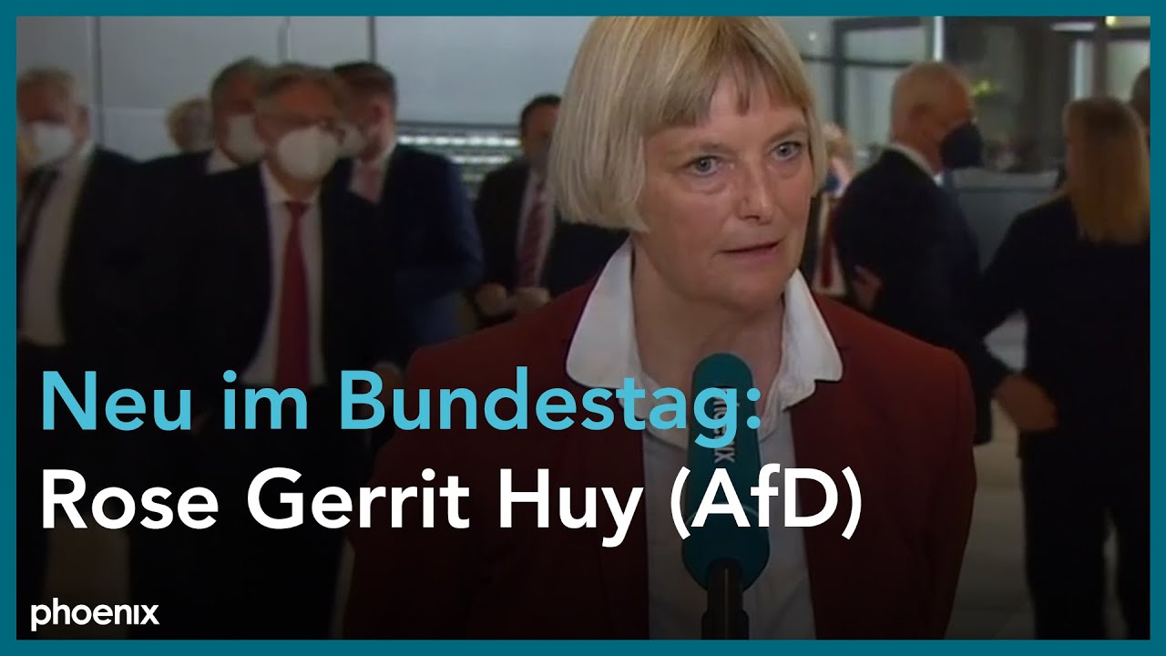 Neue Abgeordnete: Rose Gerrit Huy (AfD) im Interview am 26.10.21 - YouTube