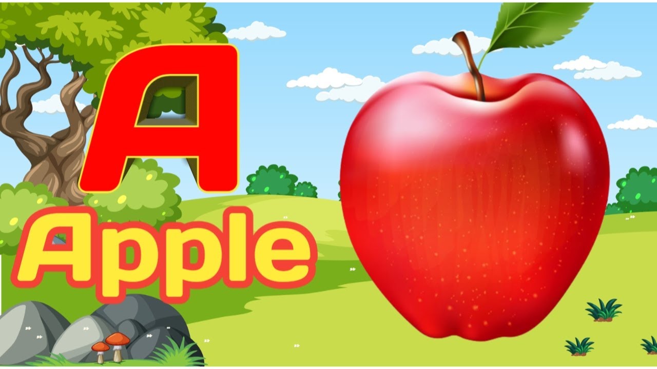 A for apple, B for ball | lkg class|kg school। match the letters with ...