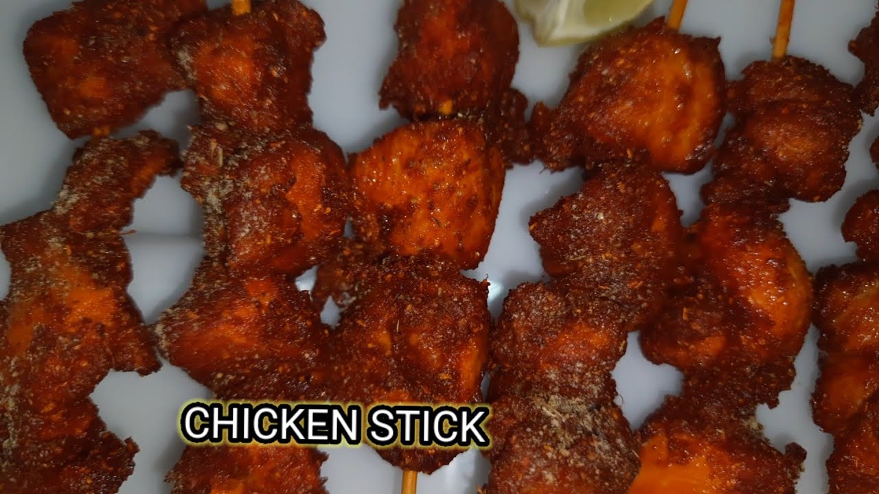 SIMPLE CHICKEN STICK STREET STYLE #DELICIOUS RECIPE #CHICKEN STICK ...