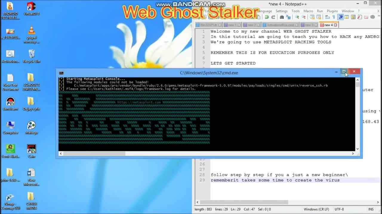 How to Hack any Android using Metasploit in Windows - YouTube