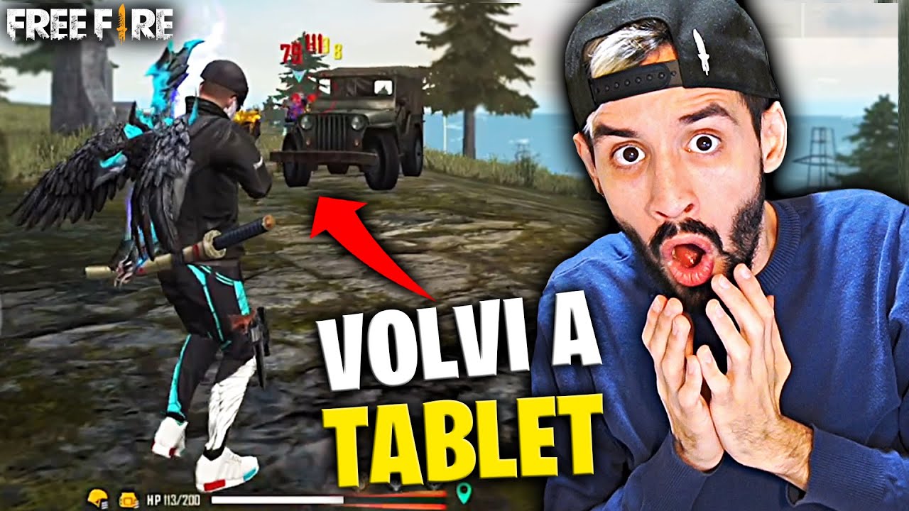 VUELVO A JUGAR FREE FIRE EN TABLET * messi * | Kenai V BOT - YouTube