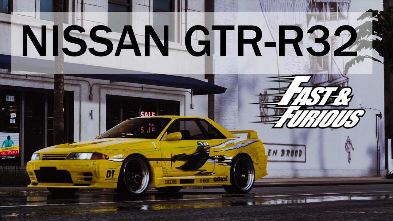 GTR R32 FAST AND FURIOUS NFS HEAT [V8GAMING] - YouTube
