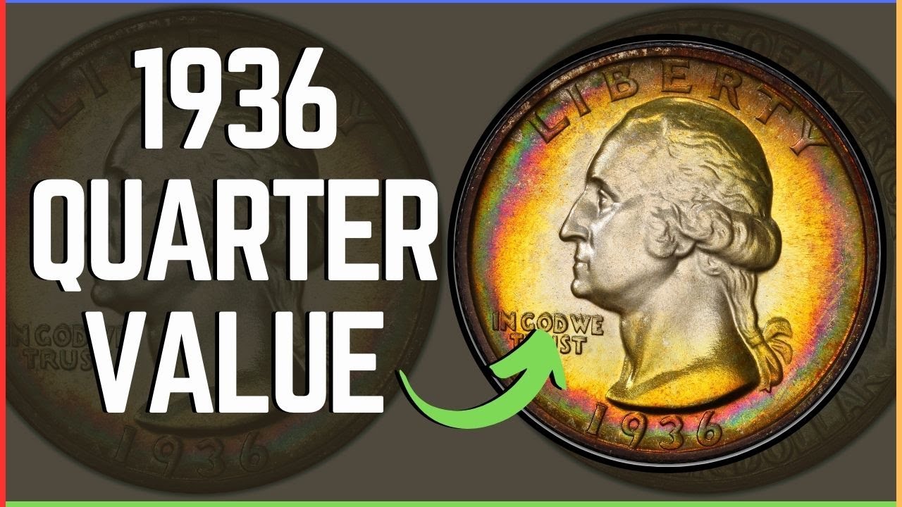 1936 Washington Quarter Value - Most Valuable Silver Quarters - YouTube