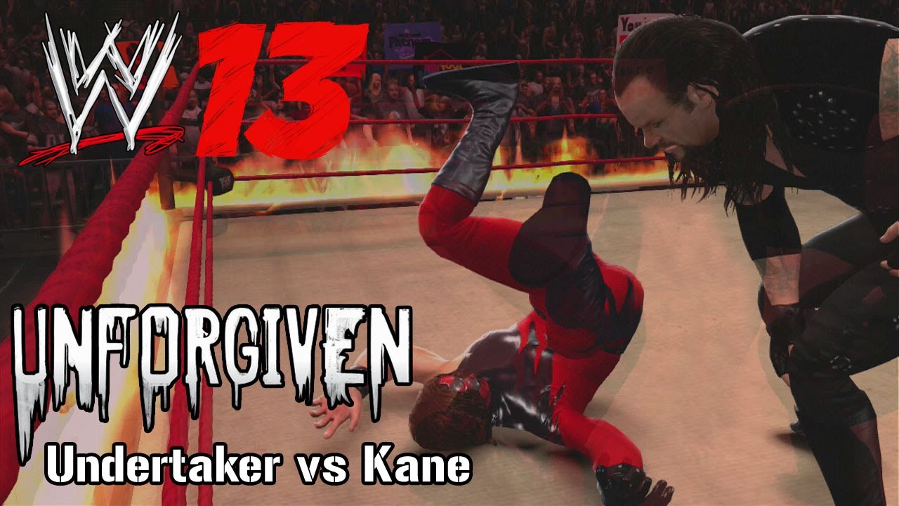 WWE 13 'Undertaker vs Kane' (Inferno Match - Unforgiven 1998) TRUE-HD ...