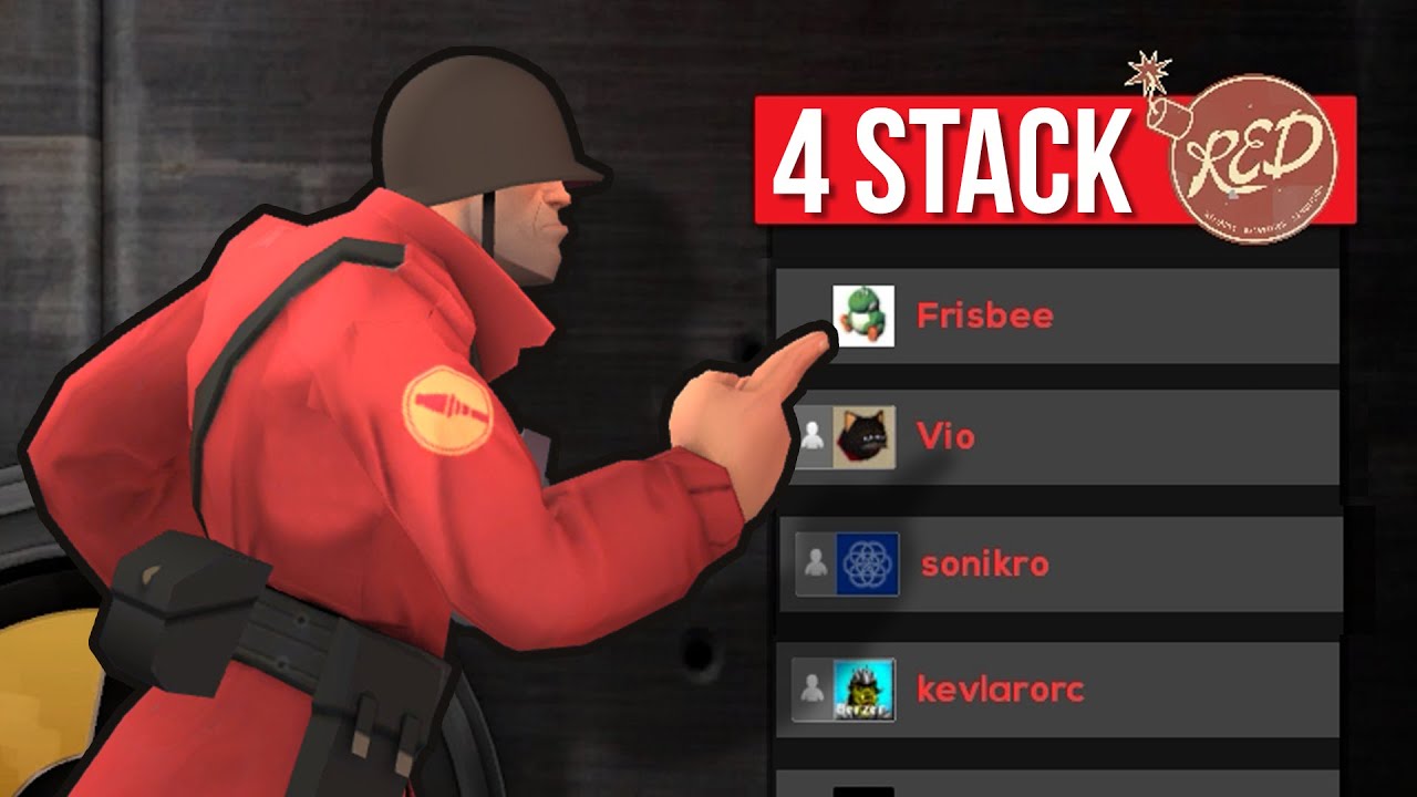 4 Stack Destroys TF2 Casual Servers - YouTube