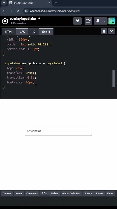 Floating label using only CSS and contenteditable #100daysofcode #design #htmlcoding - YouTube