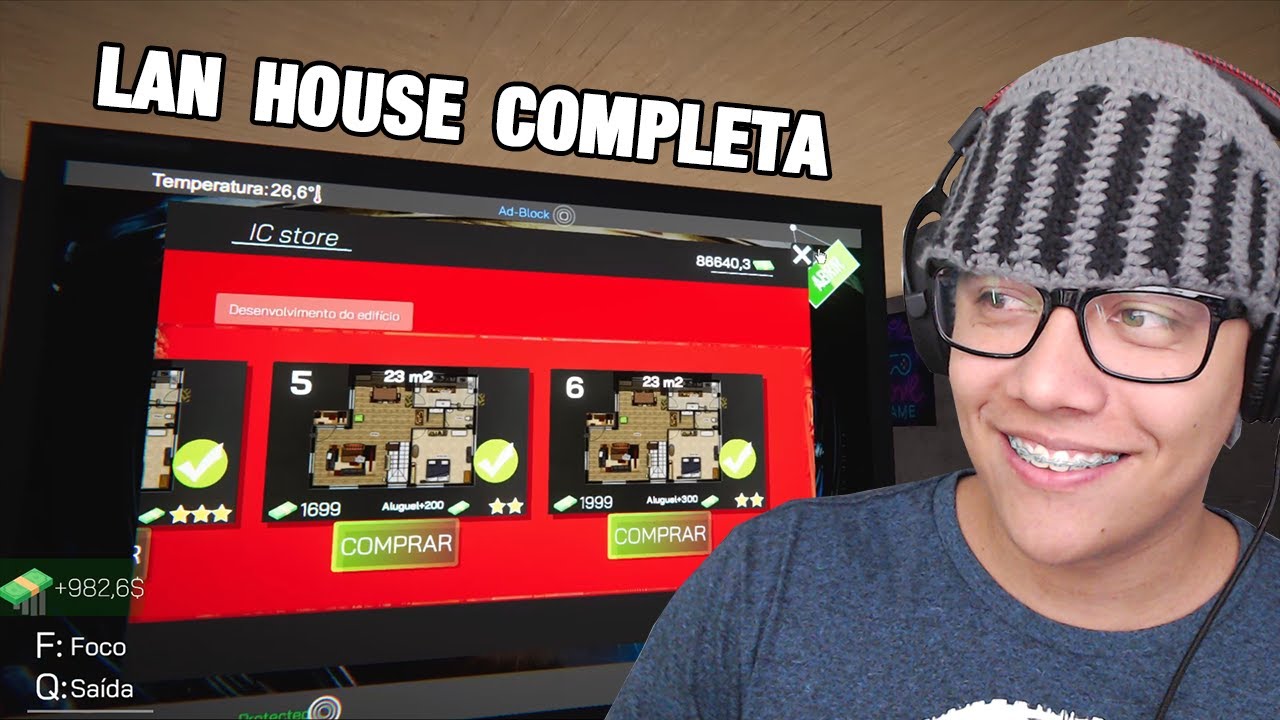 ALUGUEI a LAN HOUSE COMPLETA - Internet Cafe Simulator - YouTube
