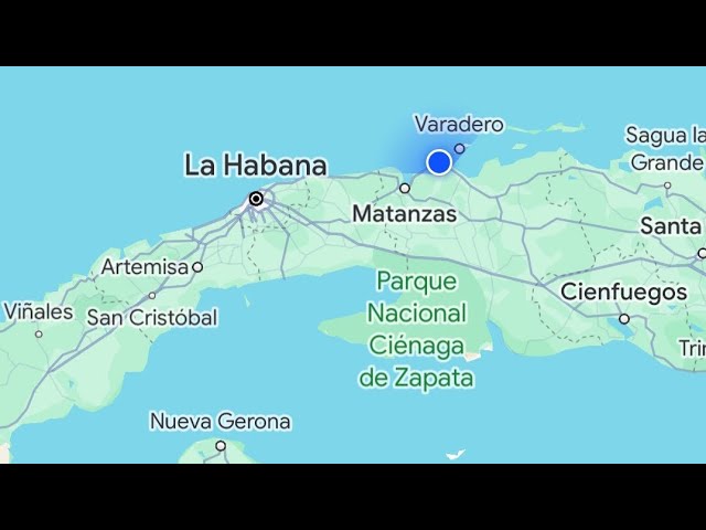 Mapa De Varadero-cuba Melhor Zona De Praia Em Varadero | Portal Das