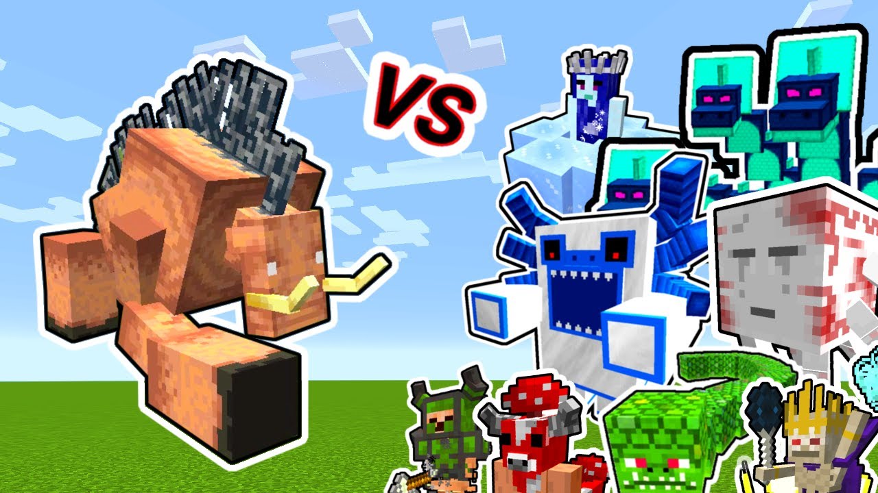 Mutant Hoglin Vs. Twilight Forest Monsters in Minecraft - YouTube