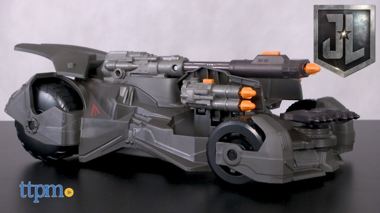 Justice League Mega Cannon Batmobile from Mattel - YouTube