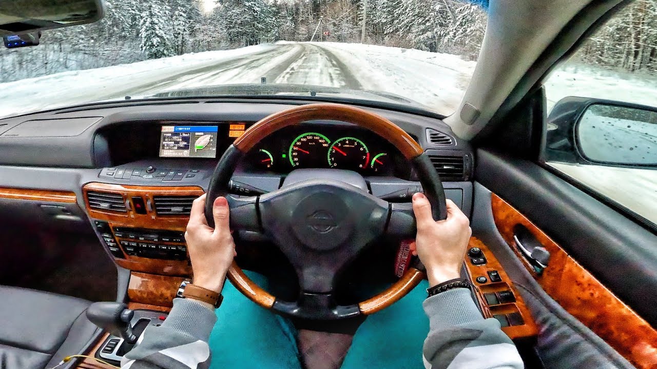 1999 Nissan Gloria Y34 (VQ30DET) 3.0 AT - POV TEST DRIVE - YouTube