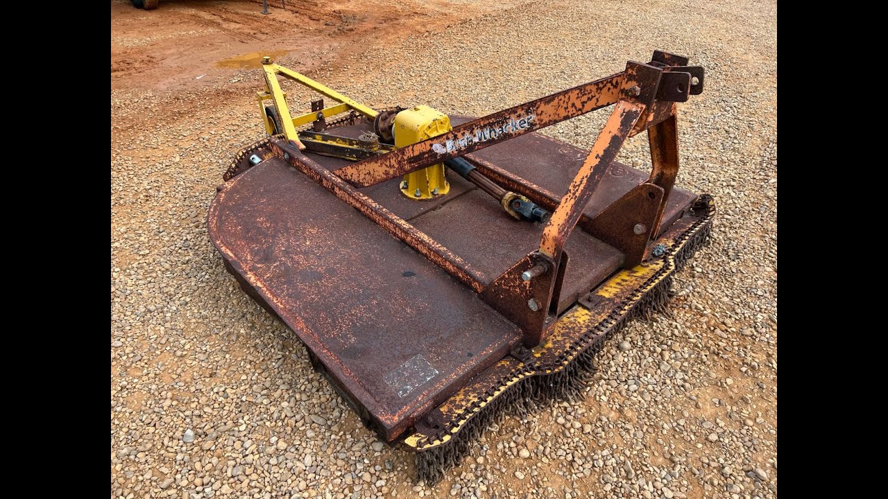 Bush Wacker 6' Rotary Cutter Lot#759 - YouTube