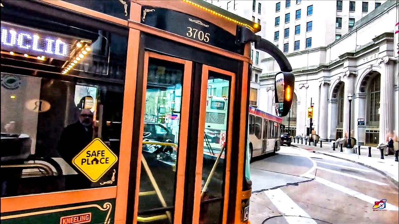 E Line Trolley - Cleveland, OH - YouTube