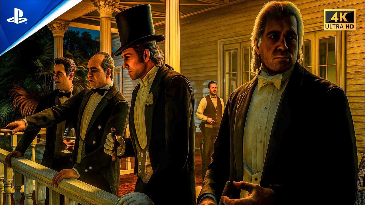 Rdr 2 | The Party Night | Arthur Morgan | 4K🔥ULTRA HD MAX GRAPHIC ...